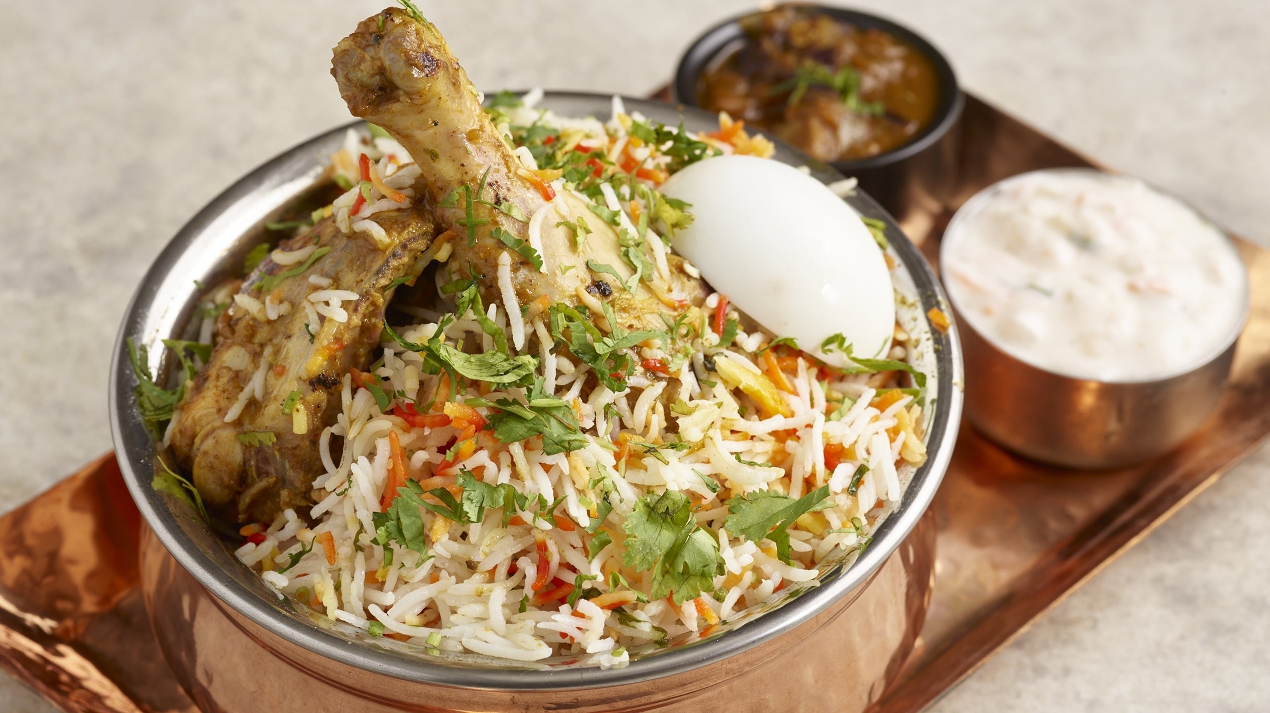 Hyderabadi Chicken Dum Biryani | Copper Pot