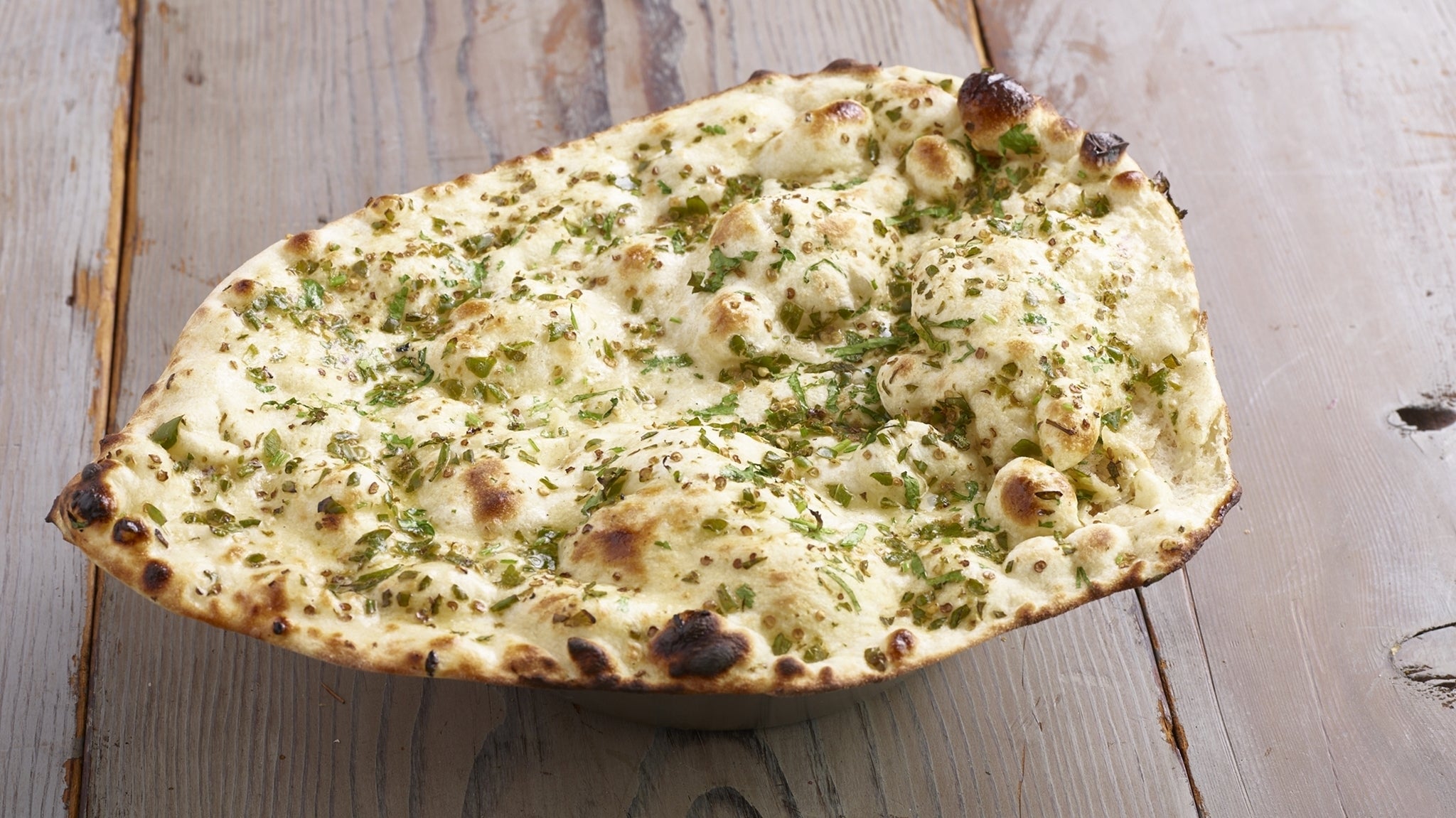 Chili Garlic Naan | Copper Pot